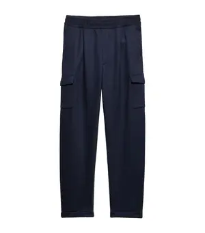 Prada Cashmere Wool Cargo Sweatpants