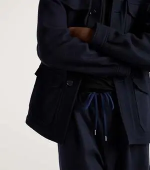 Prada Cashmere Wool Cargo Sweatpants