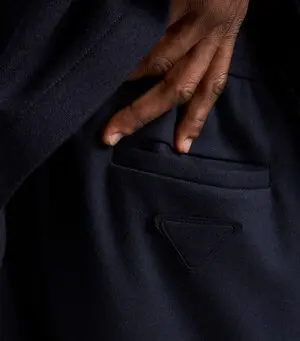 Prada Cashmere Wool Cargo Sweatpants