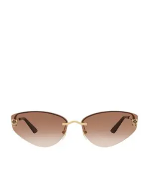 Cartier Metal Sunglasses - Gold