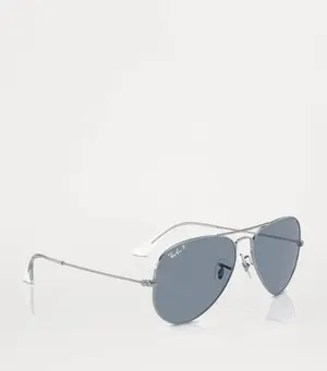 Ray-ban Metal Aviator Sunglasses - Silver