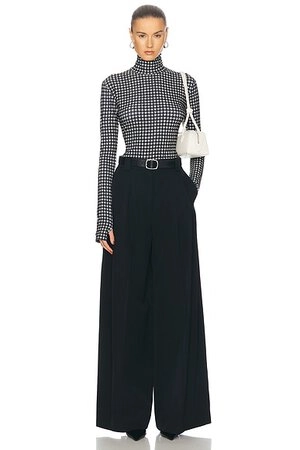 Norma Kamali Slim Fit Longsleeve Turtleneck Top