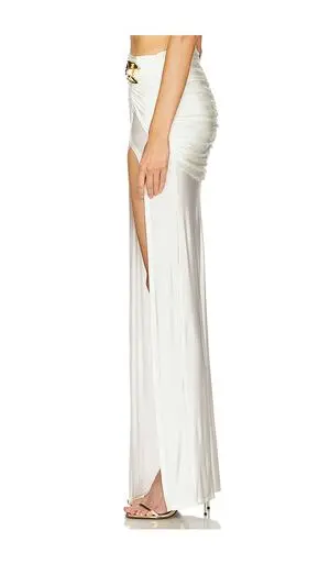 MICHAEL COSTELLO Magnolia Maxi Skirt - Ivory