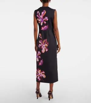 Dorothee Schumacher Floral Neoprene Midi Dress