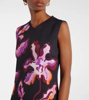 Dorothee Schumacher Floral Neoprene Midi Dress
