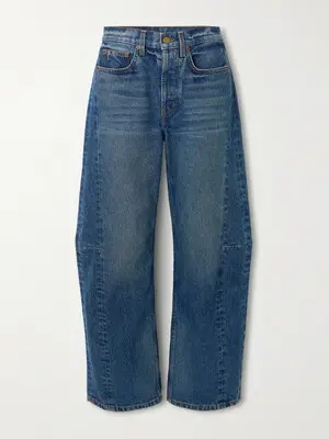 B Sides Lasso High-rise Wide-leg Jeans - Blue