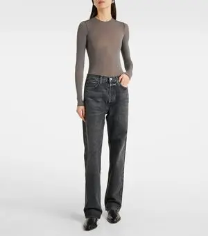 AGOLDE Kelly High-rise Straight Jeans