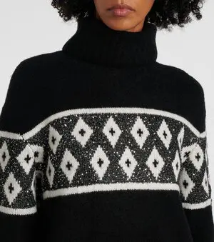 Bogner Uda Sequined Wool-blend Sweater