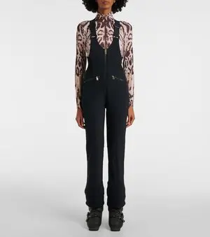 Bogner Viviane Animal-print Jersey Bodysuit
