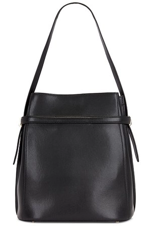 TOTEME Belted Bucket Bag - Black