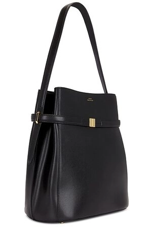 TOTEME Belted Bucket Bag - Black