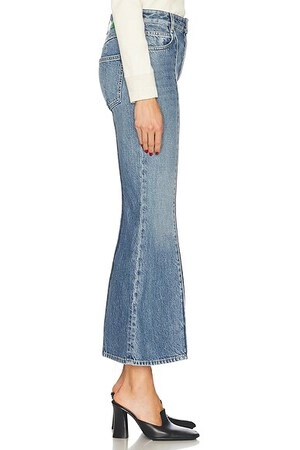 Bottega Veneta Cropped Kick Flare Leg Jeans