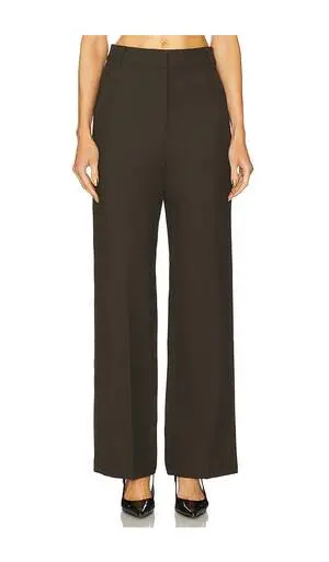 Line & Dot Marilla Crepe Trousers - Olive