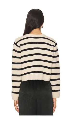 Line & Dot Benni Stripe Cardigan In . Also