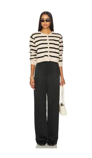 Line & Dot Benni Stripe Cardigan In . Also