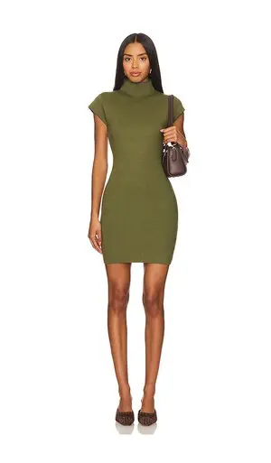 Line & Dot Rumi Mini Dress - Olive