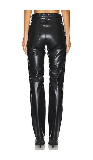 AGOLDE 90's Pinch Waist Long Trousers - Black