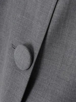 SHUSHU/TONG Cropped Grain De Poudre Jacket