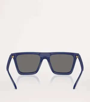 Versace Nylon Rectangle Sunglasses