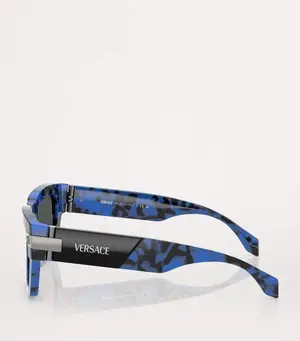 Versace Acetate Square Frame Sunglasses