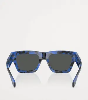 Versace Acetate Square Frame Sunglasses