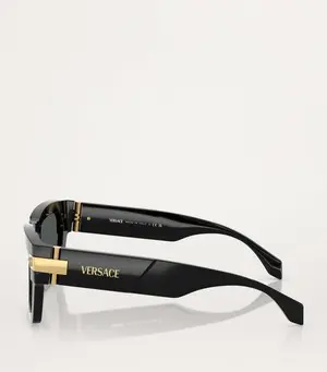 Versace Nylon Square Frame Sunglasses