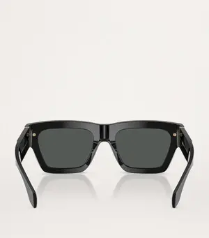 Versace Nylon Square Frame Sunglasses