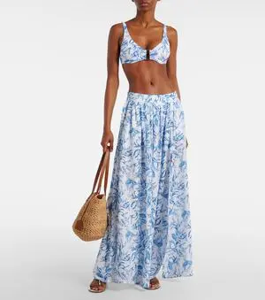 Melissa Odabash Mira Printed Maxi Skirt