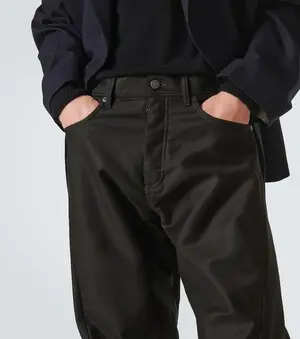 MAISON MARGIELA Straight Leg Cotton Trousers