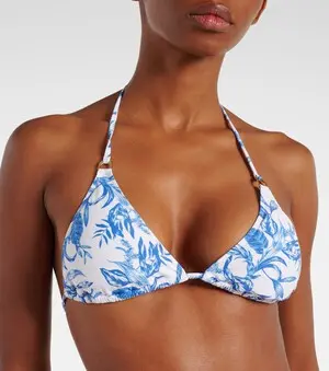 Melissa Odabash Key West Printed Bikini Top