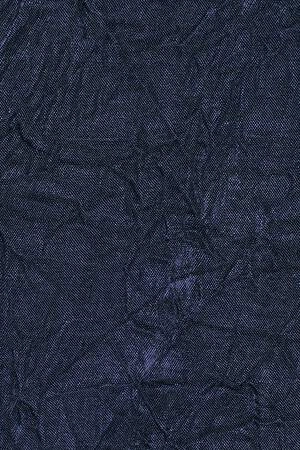 WAO Crinkled Short Sleeve Shirt - Navy