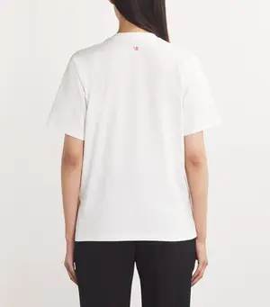 Victoria Beckham Graphic Slogan T-shirt