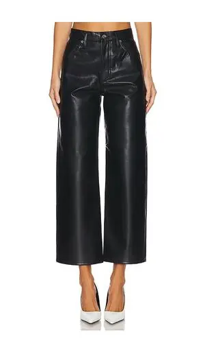 AGOLDE Ren High Rise Straight Trousers - Black