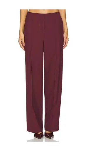 Faithfull The Brand Emilie Trouser - Burgundy