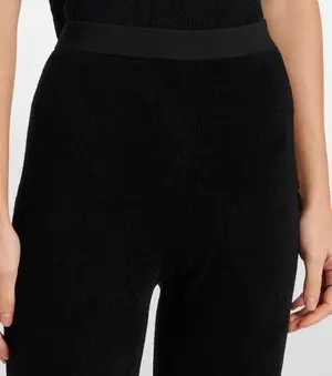 Proenza Schouler Flared Chenille Trousers