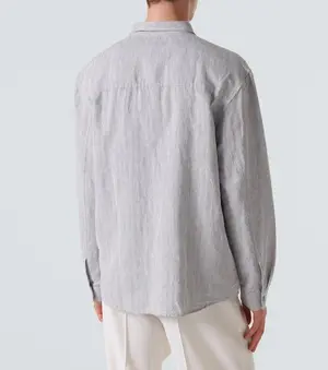 Frescobol Carioca Nuno Cotton And Linen Overshirt