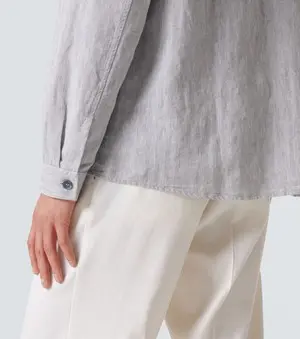 Frescobol Carioca Nuno Cotton And Linen Overshirt