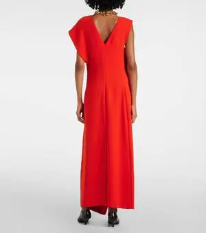 Plan C Asymmetric Maxi Dress