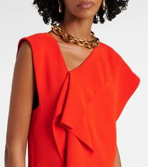 Plan C Asymmetric Maxi Dress