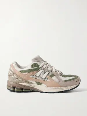 NEW BALANCE 1906 Paneled Mesh, Leather & Rubber Sneakers - Neutrals