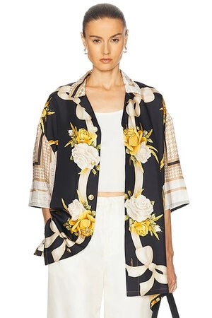 J. LOGAN HOME Vintage Maison Silk Shirt