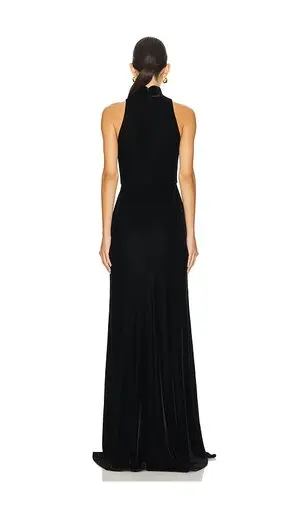 SAU LEE Ariana Gown In . Also - Black