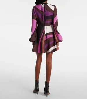 Emilio Pucci Marmo Cady Mini Dress