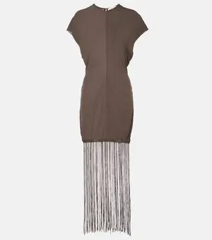 Faithfull The Brand Brita Fringed Minidress - Brown