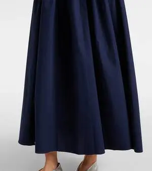 Staud Dena Cotton Midi Dress