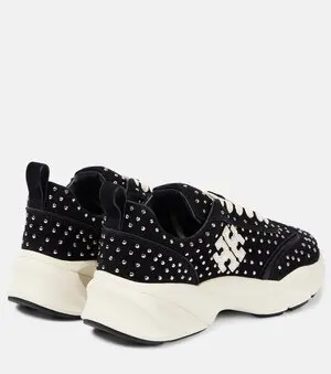 Tory Burch Good Luck Leather Sneakers