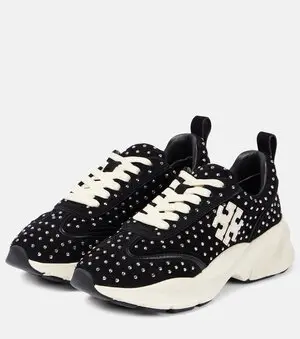 Tory Burch Good Luck Leather Sneakers