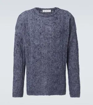 Our Legacy Popover Cable-knit Wool-blend Sweater