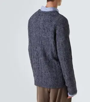 Our Legacy Popover Cable-knit Wool-blend Sweater