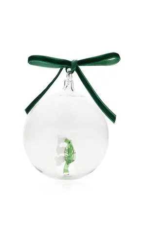 MODA DOMUS Handmade Glass Christmas Ornament - Multi